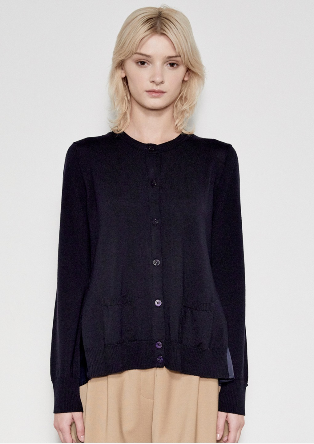 Dark navy cardigan ladies store